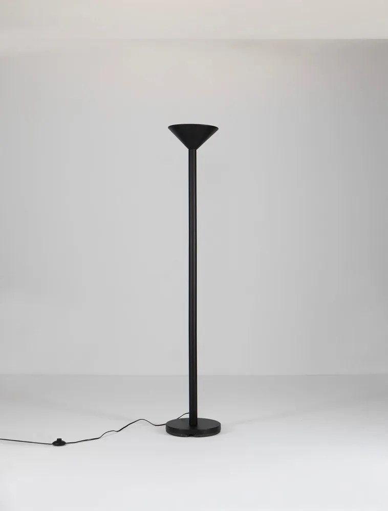 Matně černá kovová stojací lampa (výška 165 cm) Tazu – Nova Luce