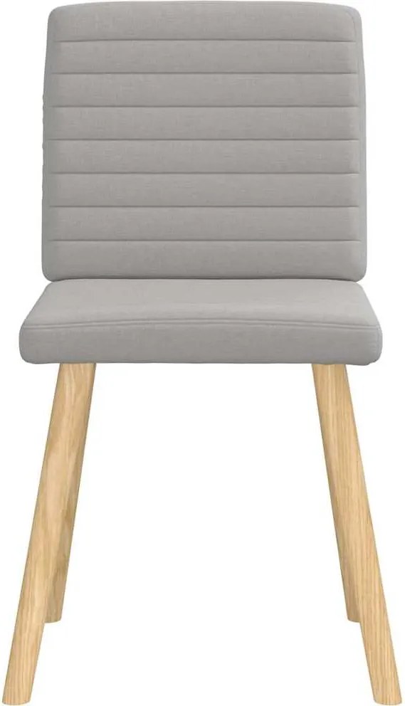 Otočné jídelní židle 4 ks Oblak šedá textil 3315283