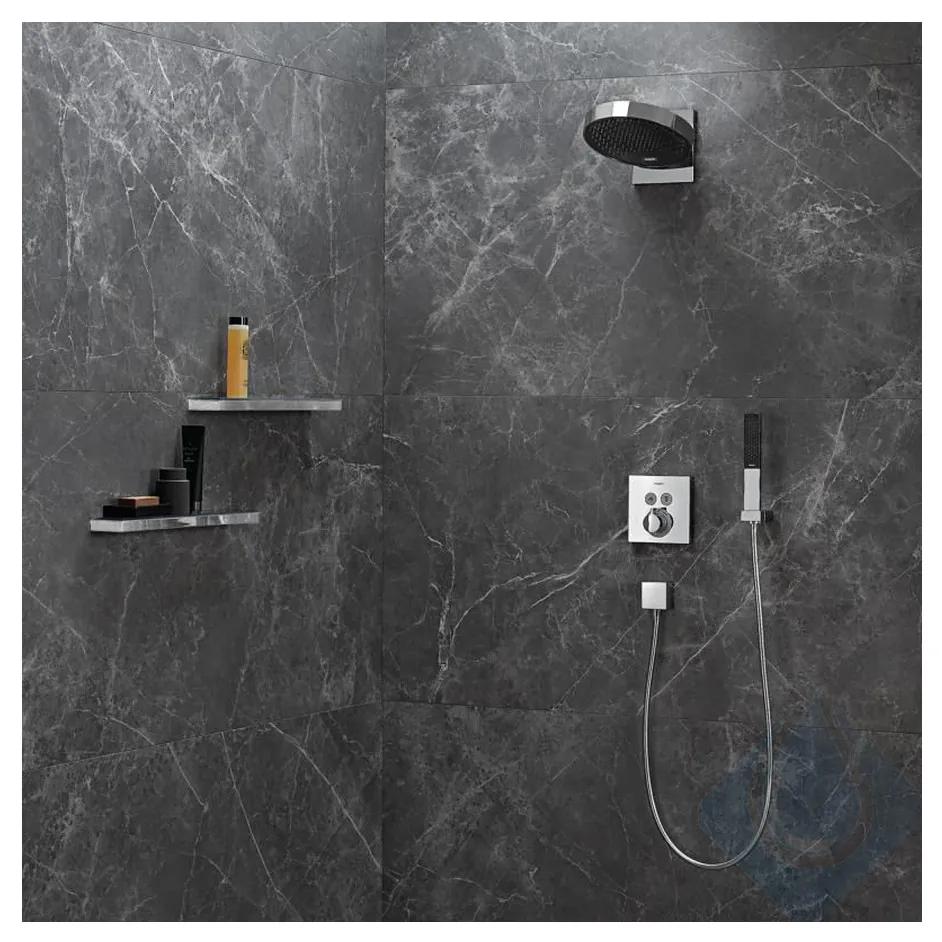 Hansgrohe Rainfinity - Set ruční tyčové sprchy 100 1jet, držáku a hadice 125 cm, matná bílá 26857700