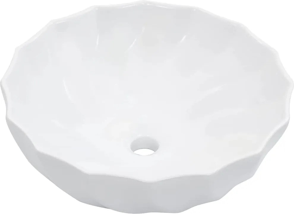 Umyvadlo bílé 46 x 17 cm keramika 143921