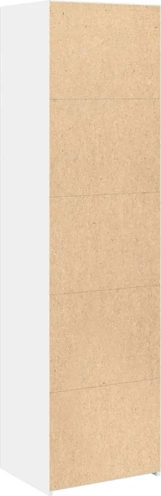Skříň highboard bílá 50 x 41 x 185 cm kompozitní dřevo 3281680