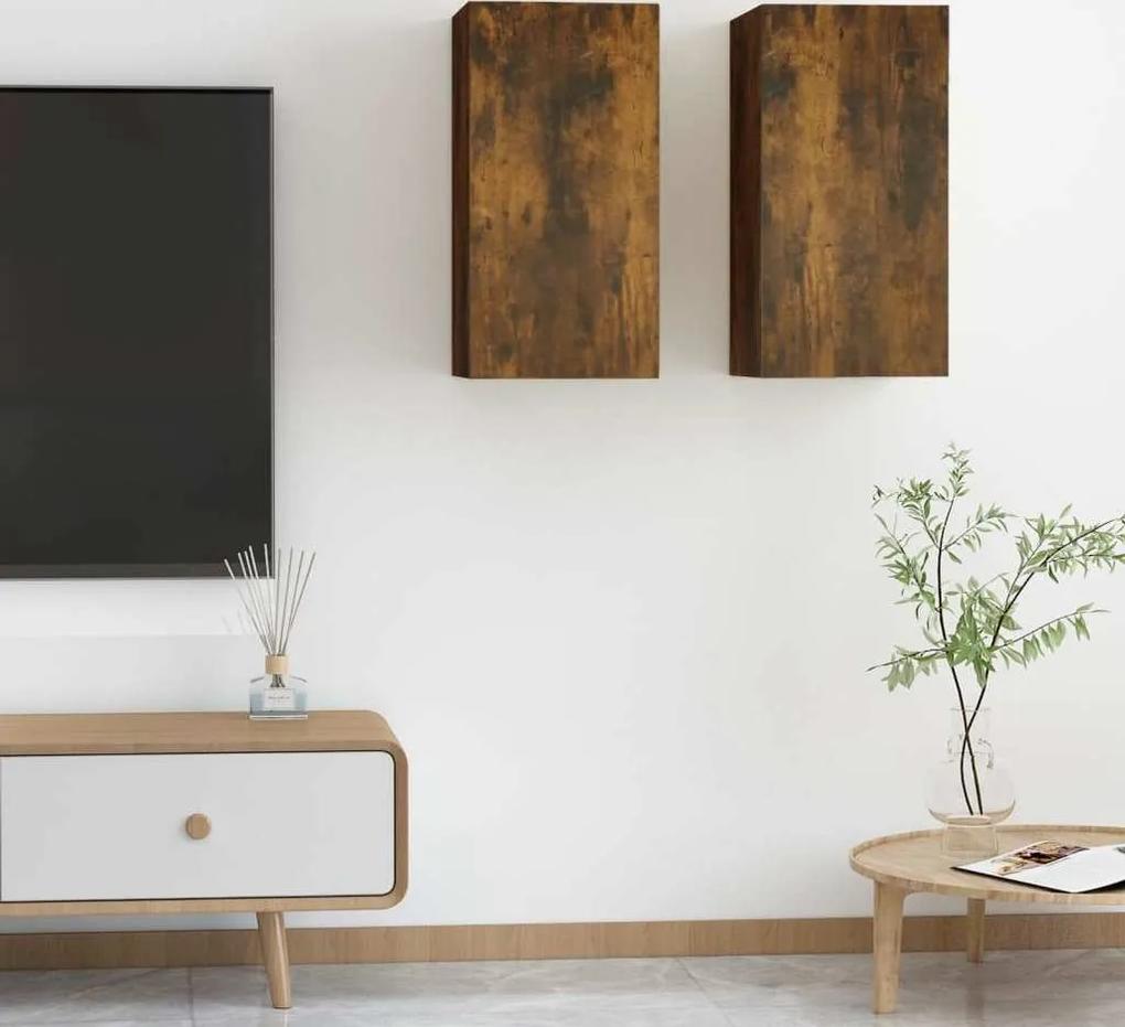 vidaXL TV stolky 2 ks 30,5x30x60 cm kompozitní dřevo [803339] Barva: dub sonoma