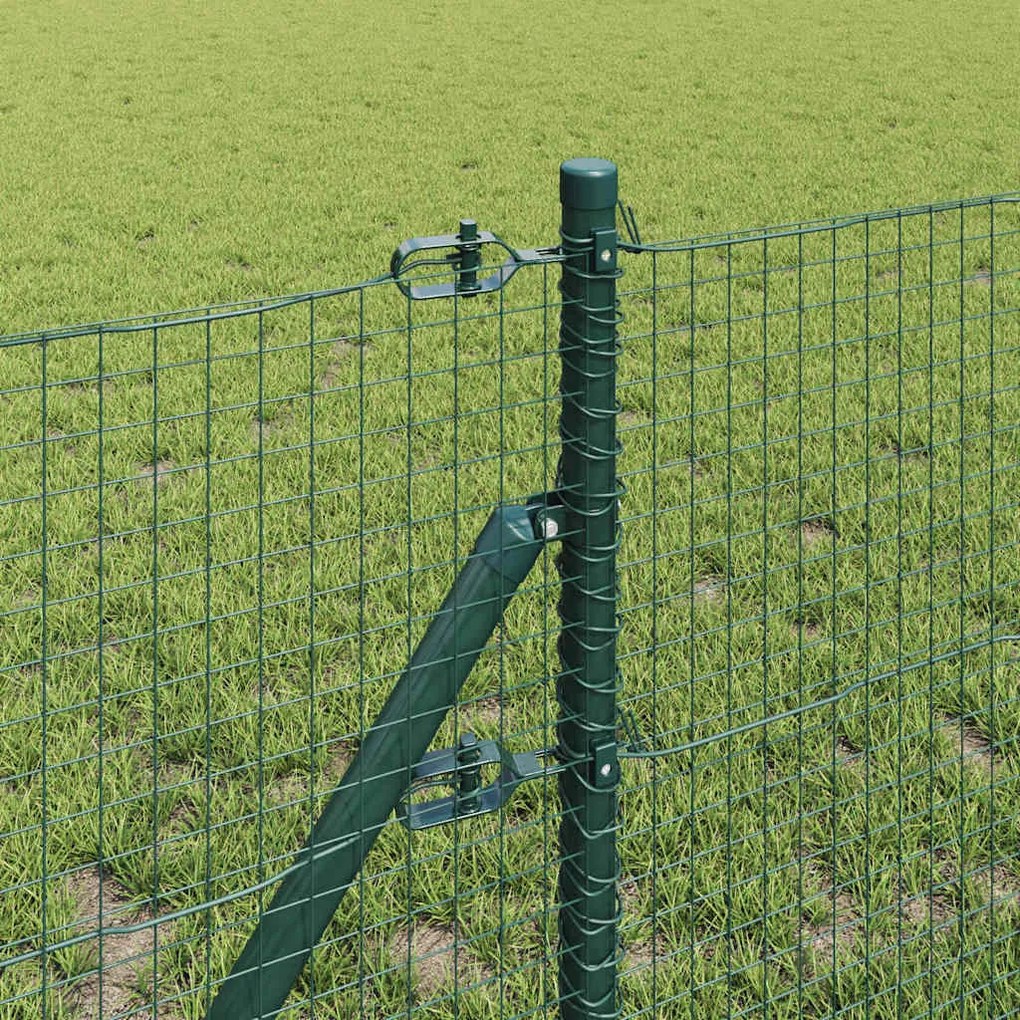 Zemní upevnění svařované drátěné ploty 100 x 0,4 m Zelená 3351777