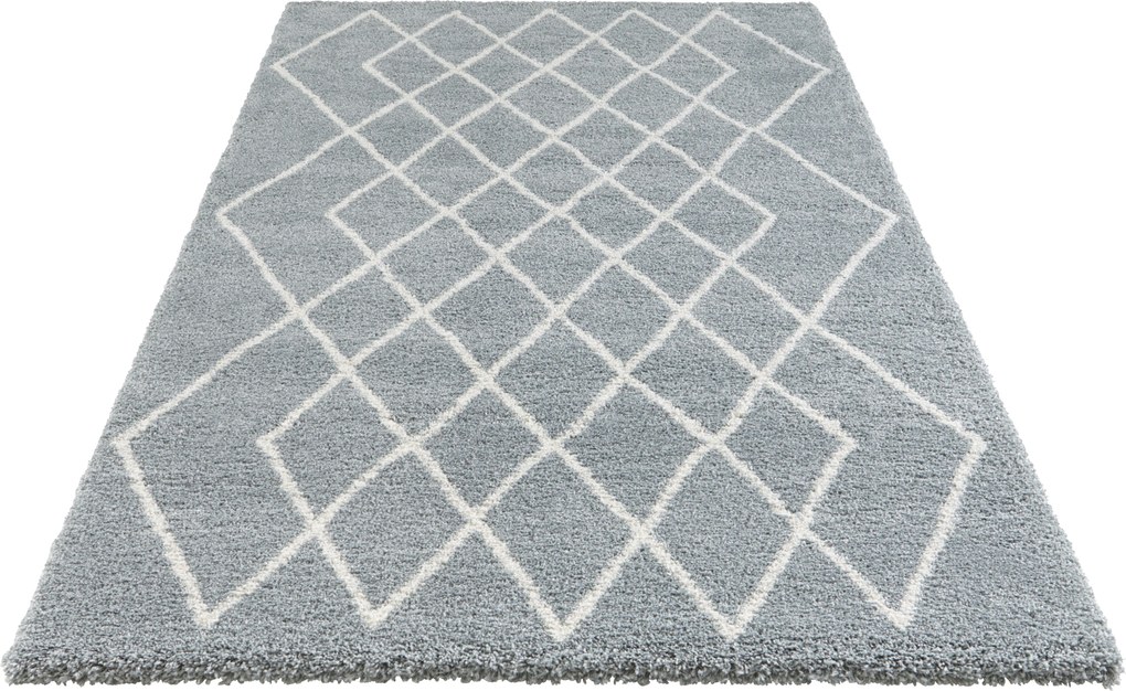 ELLE Decoration, AKCE: 80x150 cm Kusový koberec Passion 103677 Aquablue, Cream z kolekce Elle, šedá, chodba / předsíň