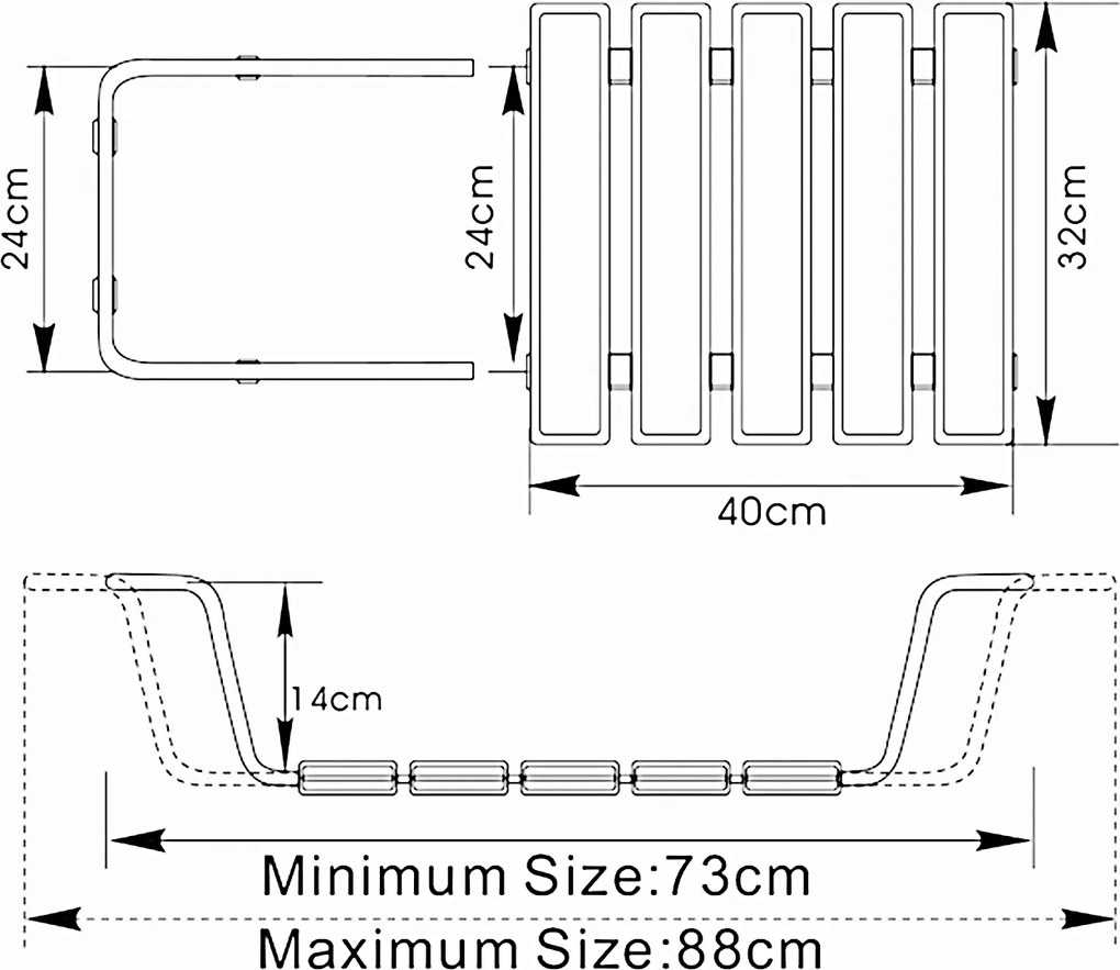 Sapho, Vanové sdátko, bílé, AE549