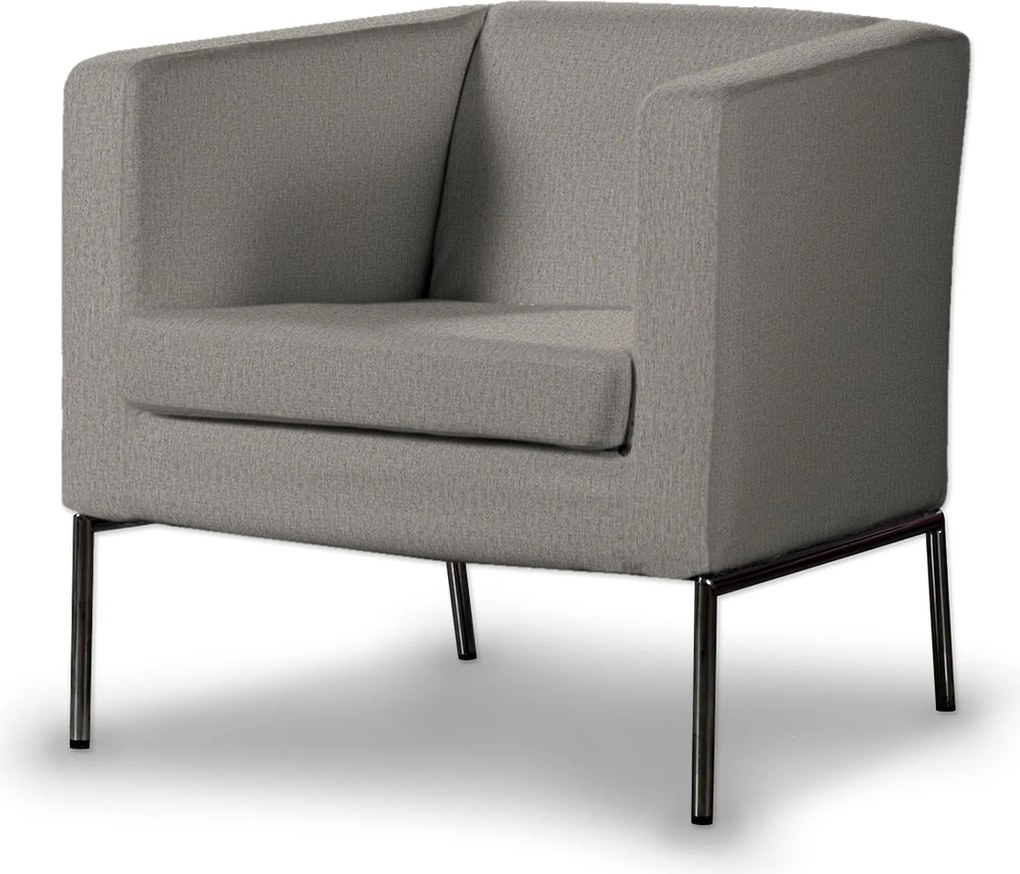 Potah na křeslo IKEA Klappsta barva šedá látka pletený vzor