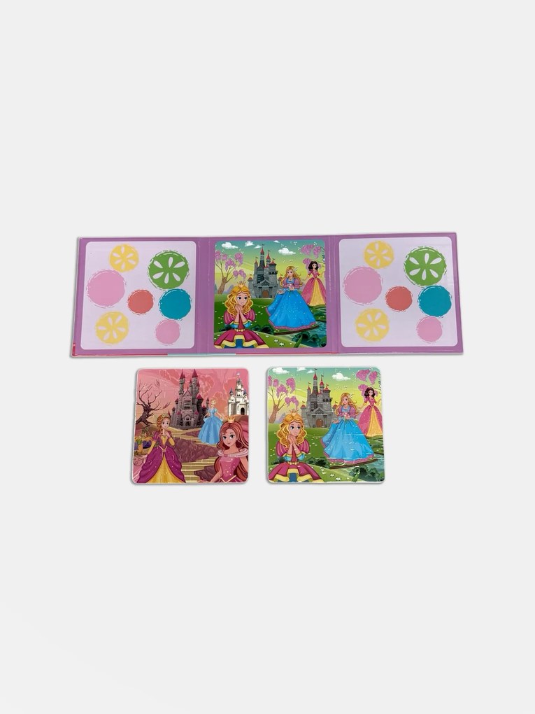Sinsay - Magnetické puzzle s motivem princezen 40 kusů - vícebarevná