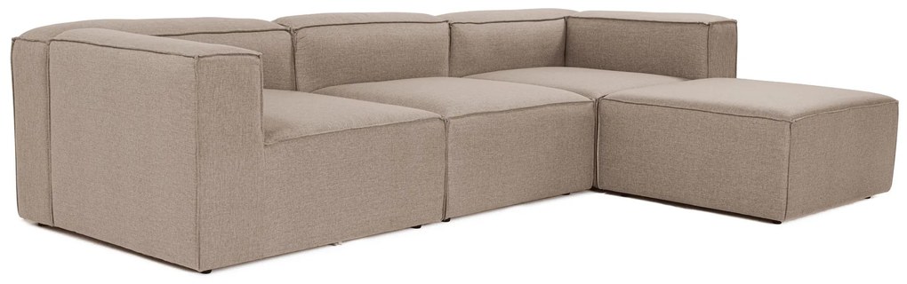 Atelier del Sofa Rohová sedací souprava Fora - Brown, Hnědá