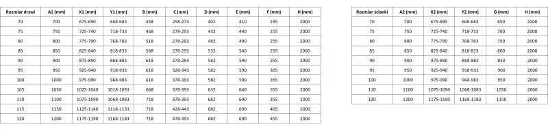 Mexen Mist HT, sprchový kout s výklopnými dveřmi levý 70 x 100 cm, čiré sklo, černý profil, 8A5T-070-100-70-00-L
