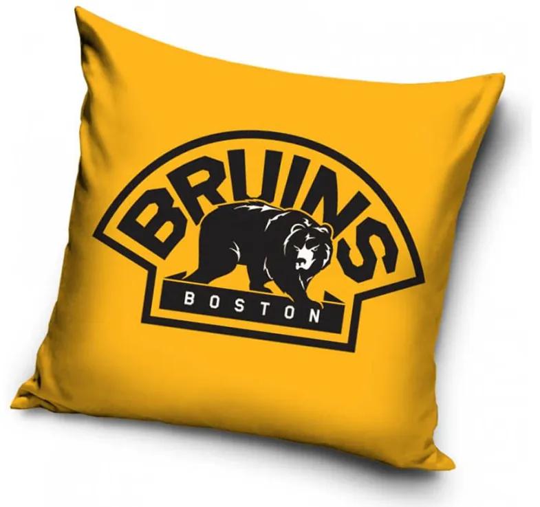 Polštářek NHL Boston Bruins Yellow Bear 40x40 cm
