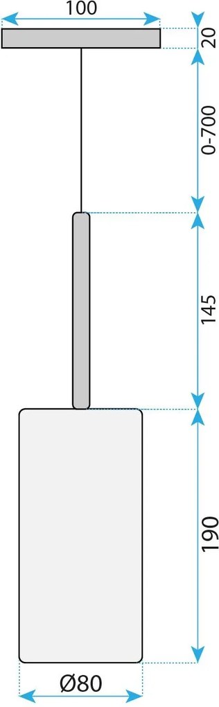 Toolight Rea, Stropní svítidlo APP1700-1CP AMBER C, OSW-04308