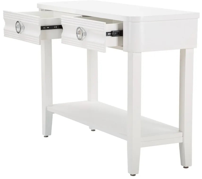 Designová konzole Hahnunah 110 cm bílá