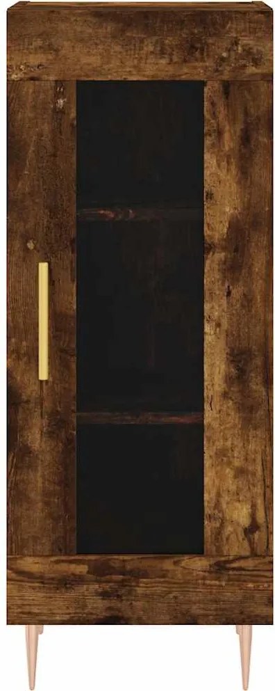 Skříň highboard kouřový dub 34,5 x 34 x 180 cm kompozitní dřevo 3199038