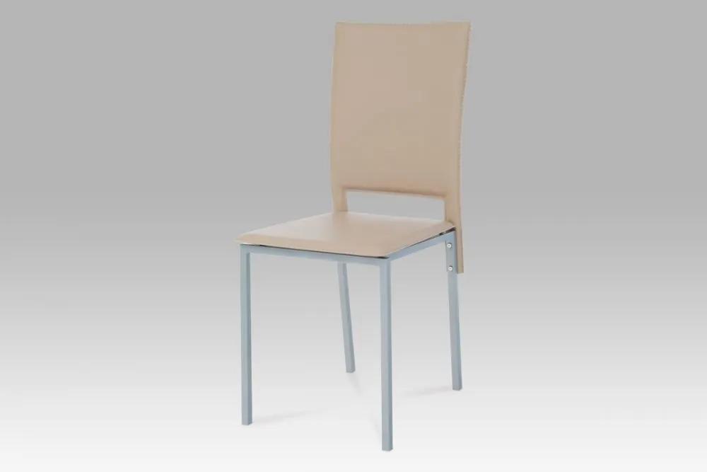 Jídelní židle DCL-245 CAP cappuccino / šedá Autronic
