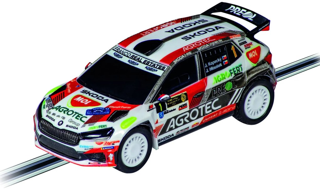 Autíčko pro autodráhu carrera go 64271 škoda fabia rs rally 2 "kopecky"
