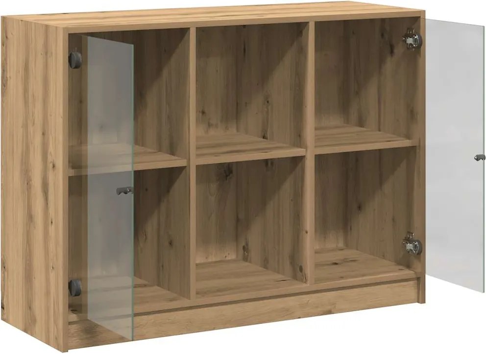 Příborník dub artisan 102 x 37 x 75,5 cm kompozitní dřevo 3318725