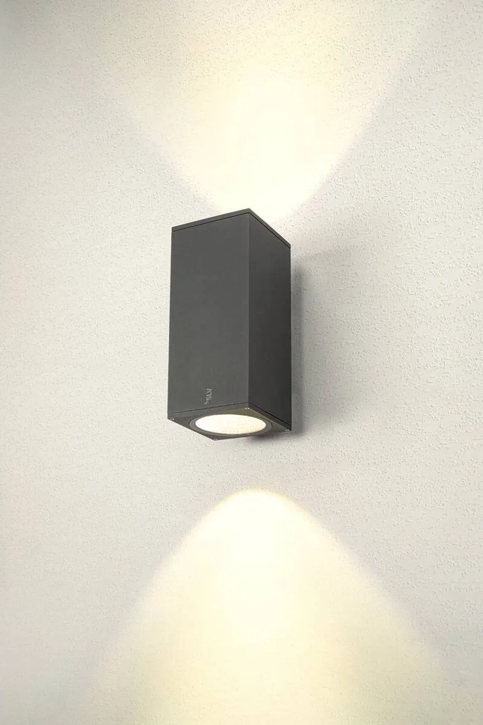 LA 1003438 ENOLA SQUARE UP/DOWN L Outdoor, nástěnné LED svítidlo, antracitové, CCT 3000/4000K - BIG WHITE (SLV)