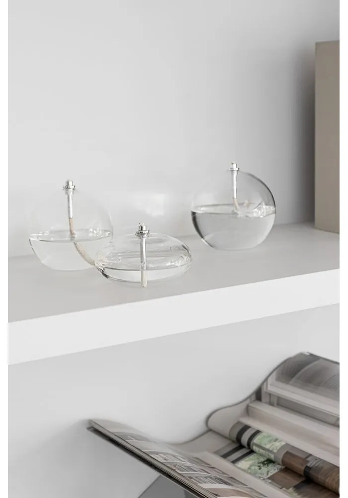 Skleněná olejová lampa (výška 6 cm) Aura – Mette Ditmer Denmark