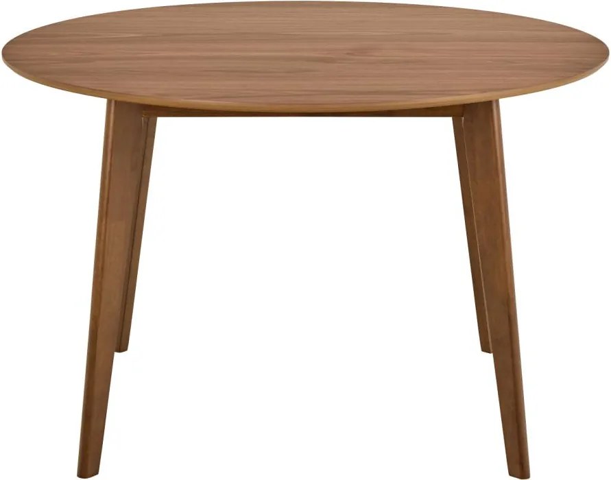 Kulatý jídelní stůl Roxby 120 cm ořech