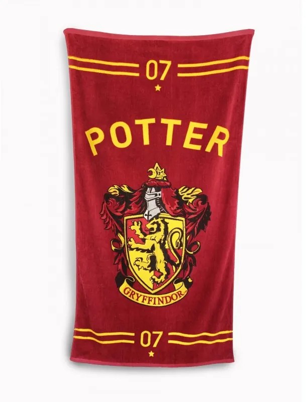 Bavlněný Ručník | Osuška Harry Potter famfrpál 75x150 cm
