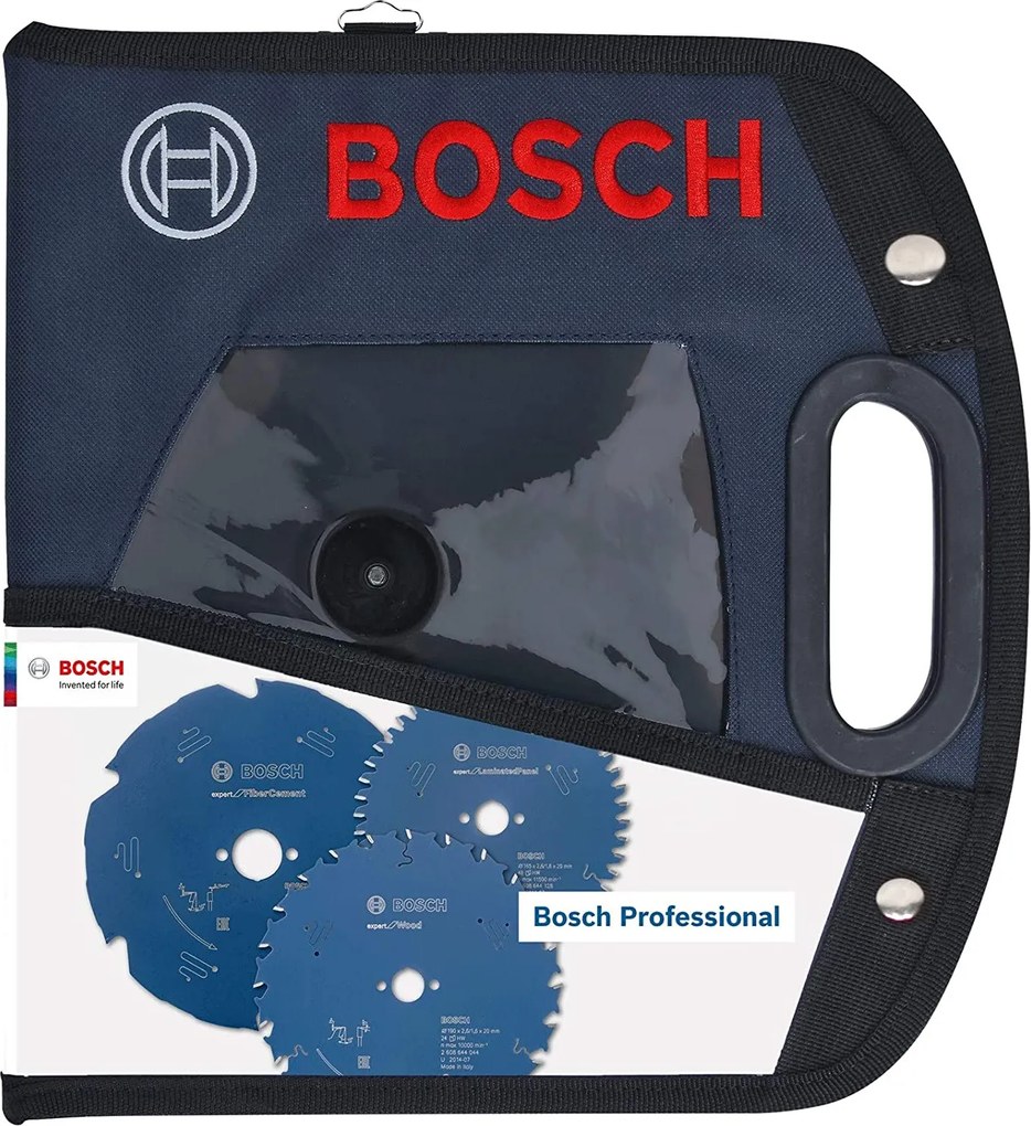 Okružní pila - Bosch GKS 190 v setu s kotoučem a obalem na kotouče