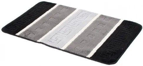 Sada koupelnových koberečků MULTI C5016A šedý, černý, řecký