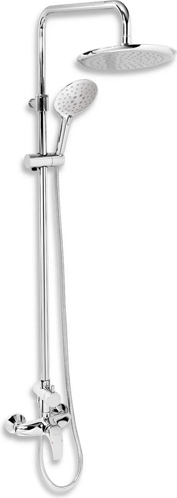 Novaservis Sprchové soupravy - Sprchový set s baterií, horní připojení sprchy, chrom, SET068/57,0