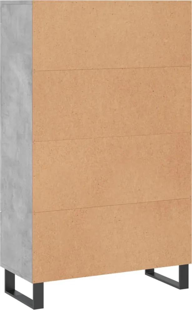 vidaXL Skříň highboard 69,5 x 31 x 115 cm kompozitní dřevo [830352] Barva: hnědý dub