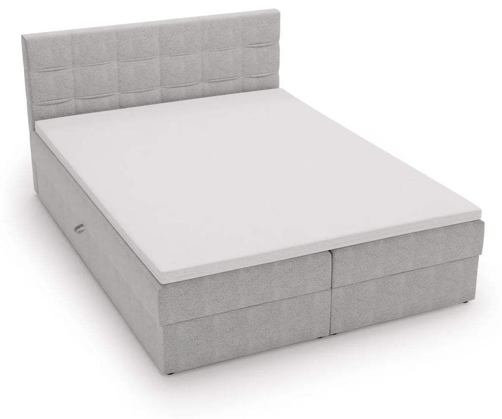 Čalouněná postel 180x200 ELSIE 2 s úložným prostorem - antracit