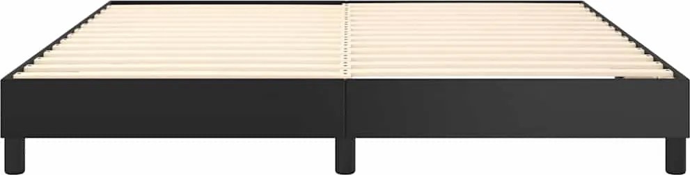Rám postele s boxspringem černá 160 x 200 cm umělá kůže 3120706