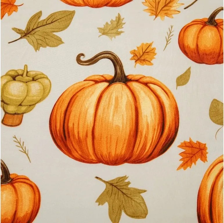 Prostěradlo z mikrovlákna AUTUMN PUMPKINS barevné 180x200 cm