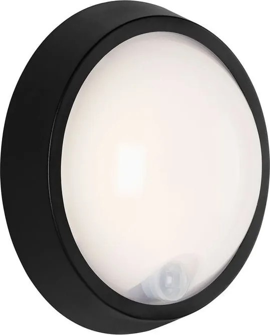BRILO 3352015 LED venkovní svítidlo s čidlem, pr. 17 cm, 12 W, černá (starý kód: BRILO 3352-015) - BRILO