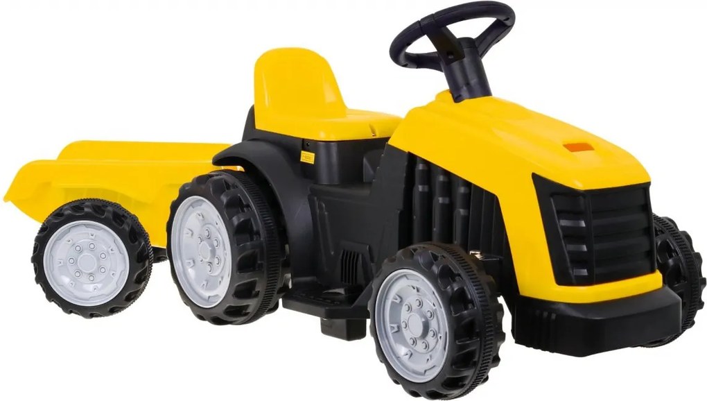 Ramiz Traktor s přívěsem žlutý