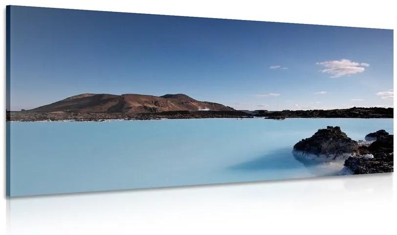 Obraz modrá laguna - 100x50 cm