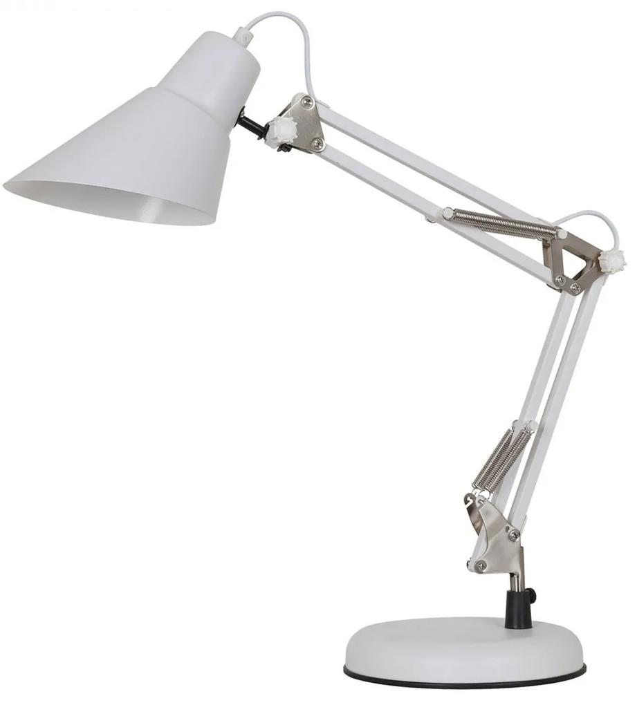 Italux MT-HN2041 WH+S.NICK stolní lampička Jason 1x60W|E27