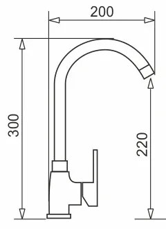 Pyramis 90918601 - Dřezová baterie BELLO bílá