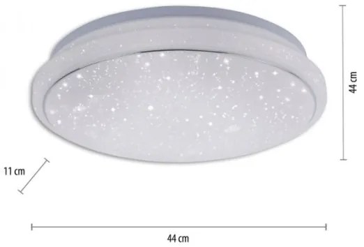 Leuchten Direkt 14743-16 - LED RGB Stmívatelné svítidlo JUPI LED/28W/230V + DO