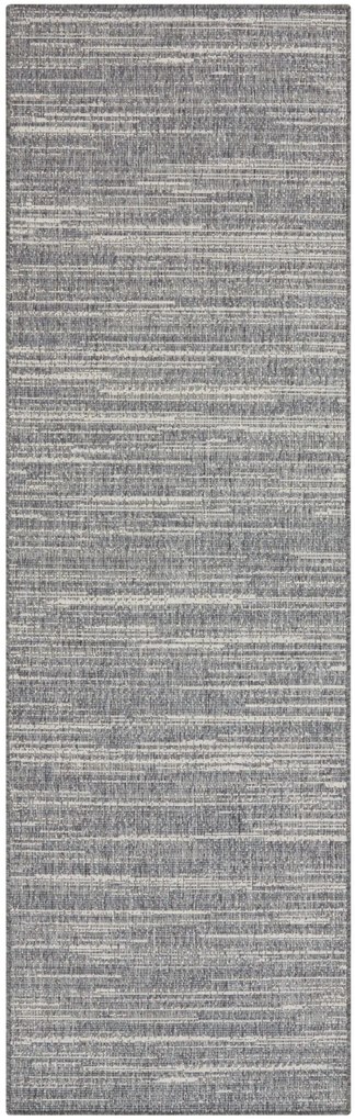 ELLE Decoration, Kusový koberec Gemini 105543 Silver z kolekce Elle – na ven i na doma, 120x170, šedá, chodba / předsíň