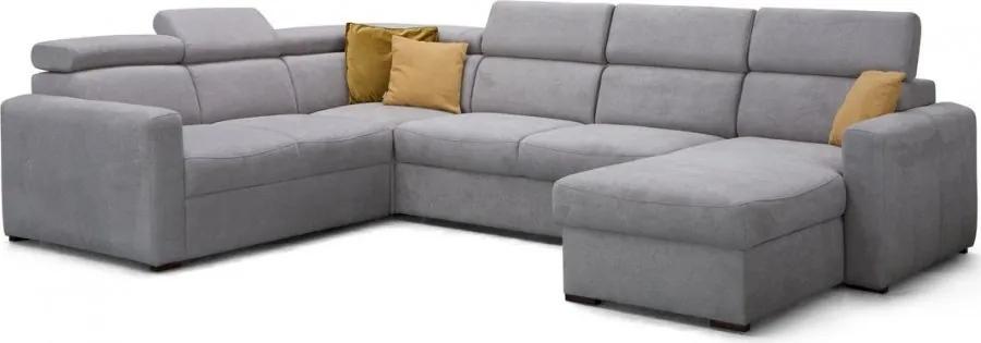 Casarredo - Komfort nábytek Rozkládací sedací souprava do U SELECT pravá, látky A1 | barva: N9 wenge,potah: gemma 72