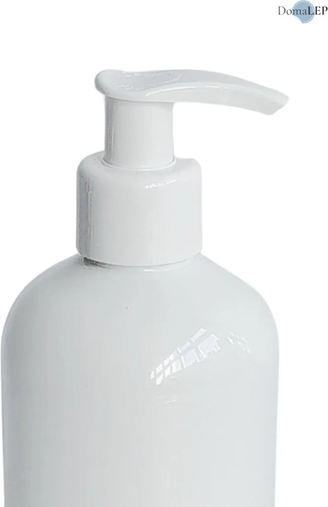 Dávkovač na mýdlo 300 ml bílý s bílou pumpičkou BELA