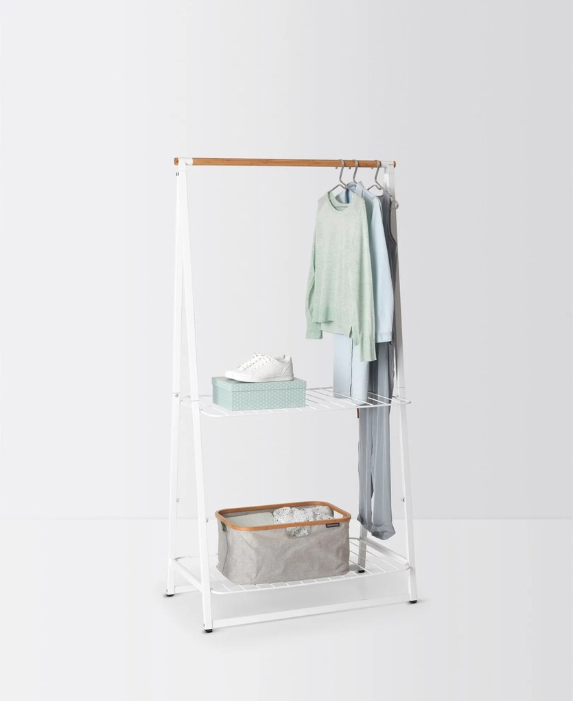 Skládací koš na prádlo/úložný box Brabantia 40l šedý