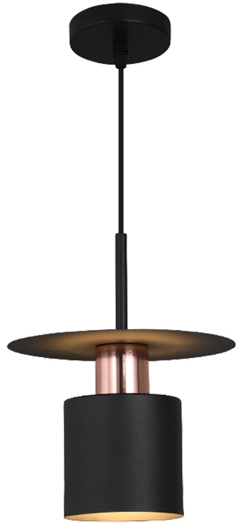 Toolight Závěsné svítidlo s APP1145-1CP Black Rose Gold
