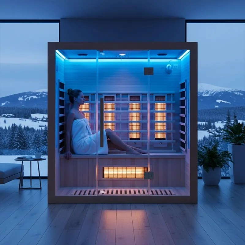 BPS-koupelny Infrasauna Relax HYD-2913 175x120, 4 osoby