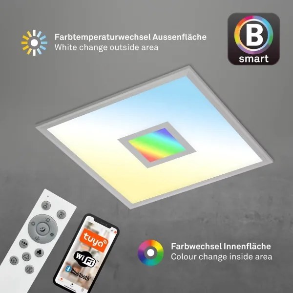 Brilo -LED RGB Stmívatelné stropní svítidlo CENTRO LED/24W/230V Wi-Fi Tuya + DO