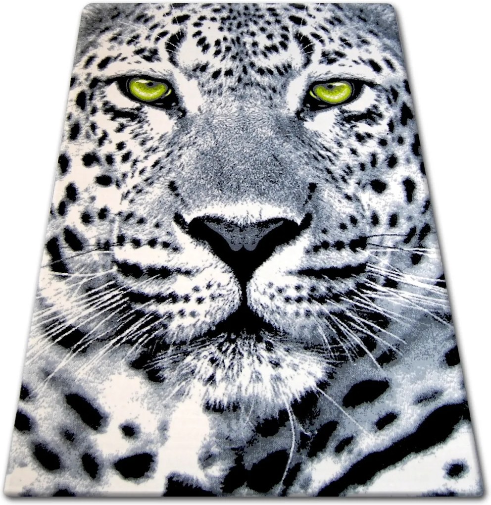Kusový 3D koberec Flash Cheetah šedý 160x225