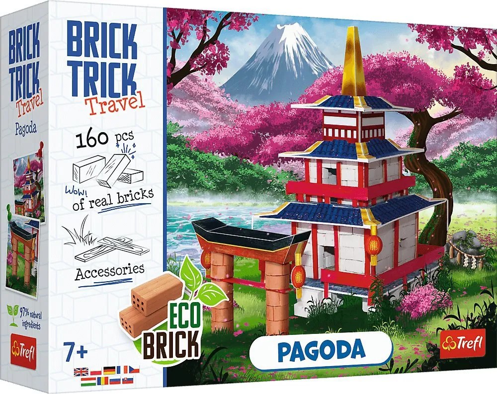 Trefl brick trick pagoda m 160 dílů