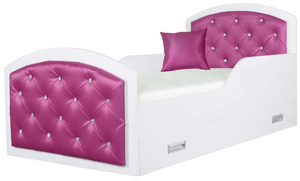 AMI nábytek Čalouněná postel CD3 90x200cm+ zásuvka + matrace + polštář
