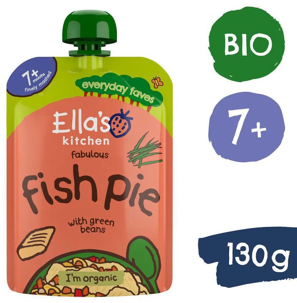 Ella's Kitchen BIO Losos se zeleninou (130 g)