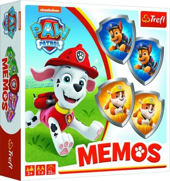 Trefl Pexeso papírové Paw Patrol/Tlapková patrola v krabici 20x20x5cm