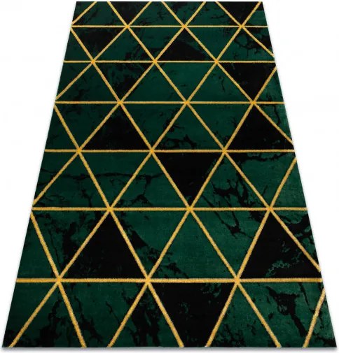 Kusový koberec Emerald 1020 green and gold, 80x150, zelená, kancelária, Dywany Łuszczów